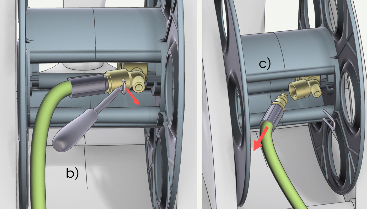 Evolution: Replace hose & swivel – AVA of Norway